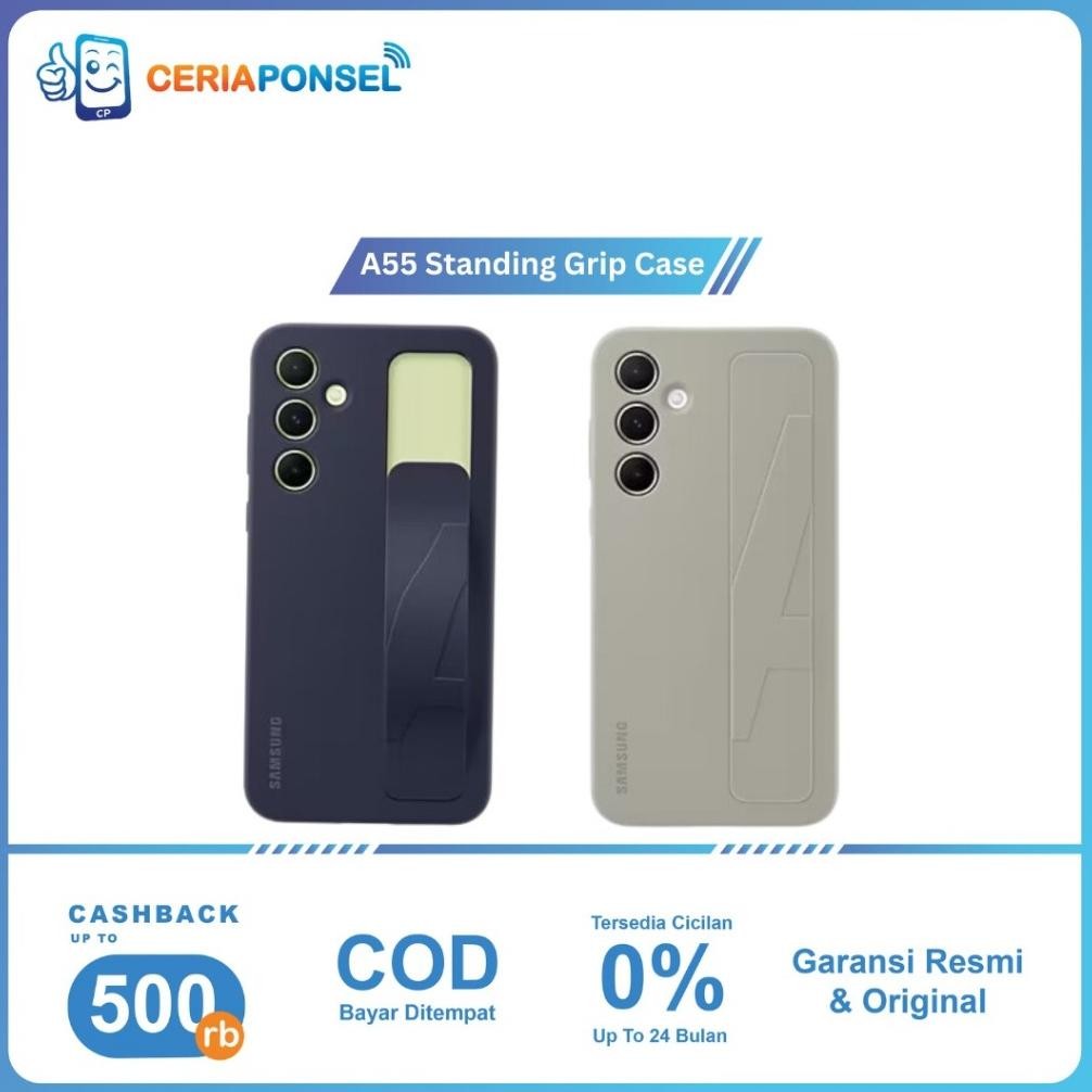 Jual (POTONGAN HARGA) Samsung Galaxy A55 5g ClearCase | Silicon Case | Standing Grip Case ...