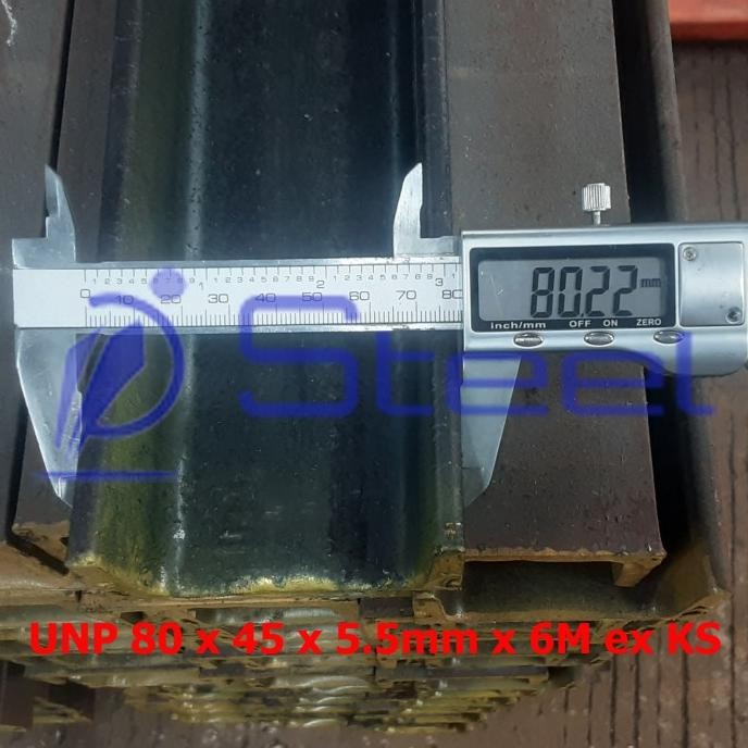 Jual Besi Unp 80 (80 X 40 X 3.0Mm 5.5Mm) | Kanal U | U-Channel ...