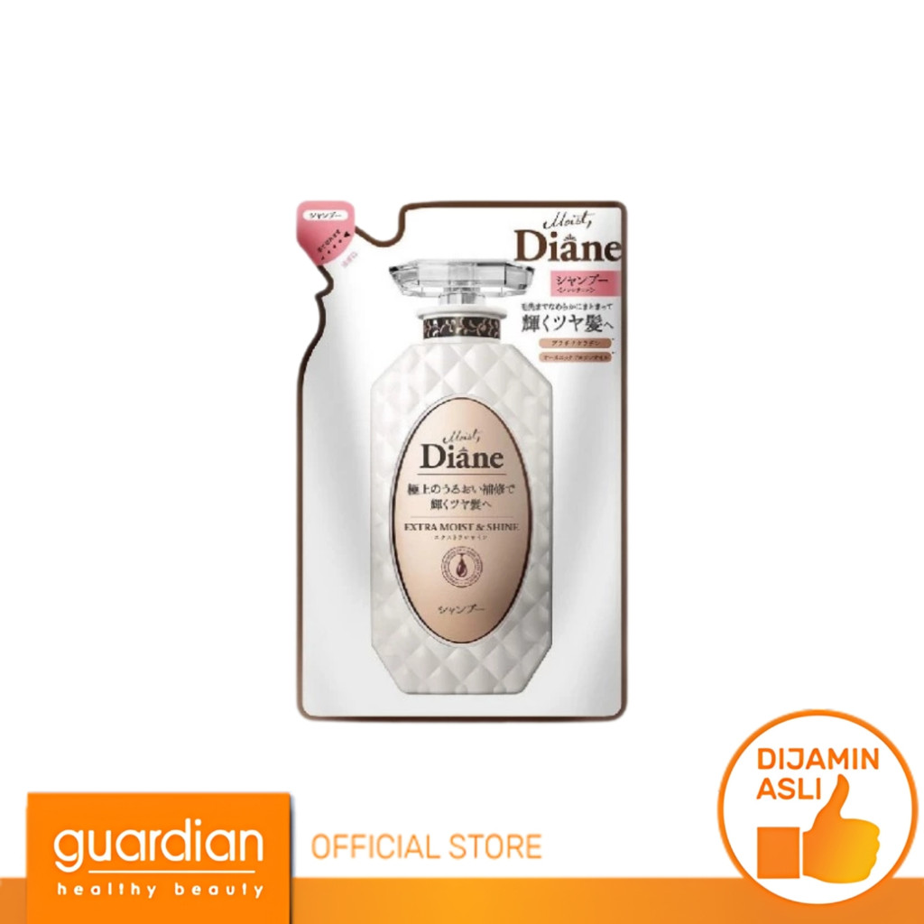 Jual Moist Diane Extra Moist & Shine Shampoo Refill 330Ml | Shopee ...