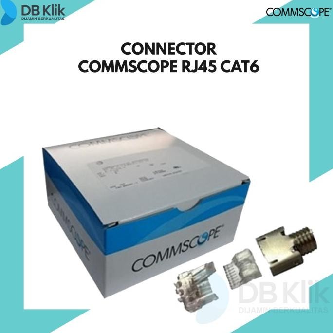 Jual HARGA DISC - Connector Commscope RJ45 Cat6 + Shield - Konektor ...