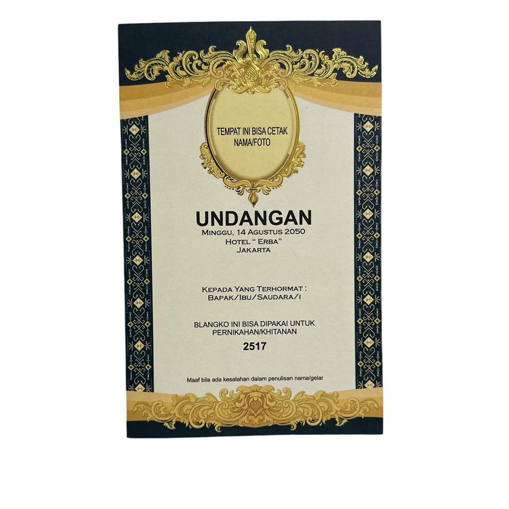 Jual Blangko Undangan Erba 2517 | Shopee Indonesia