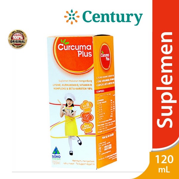 Jual Curcuma Plus Syrup 120ml / Suplemen Makanan / Vitamin Anak ...