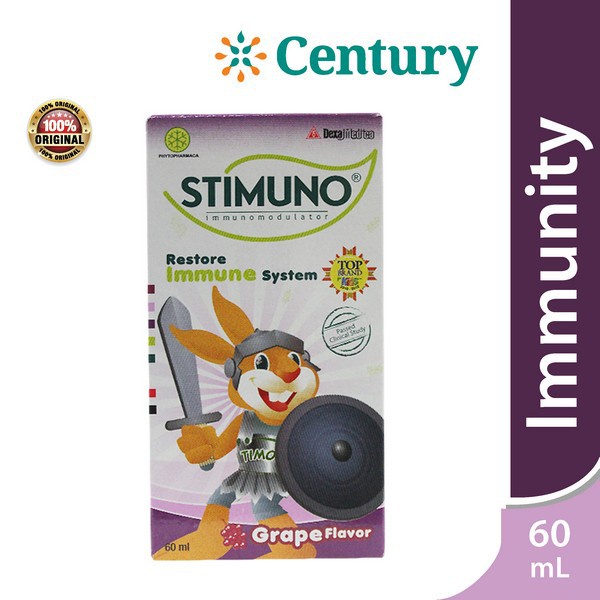 Jual Stimuno Imunomodulator Rasa Anggur 60 ml / Daya Tahan Tubuh ...