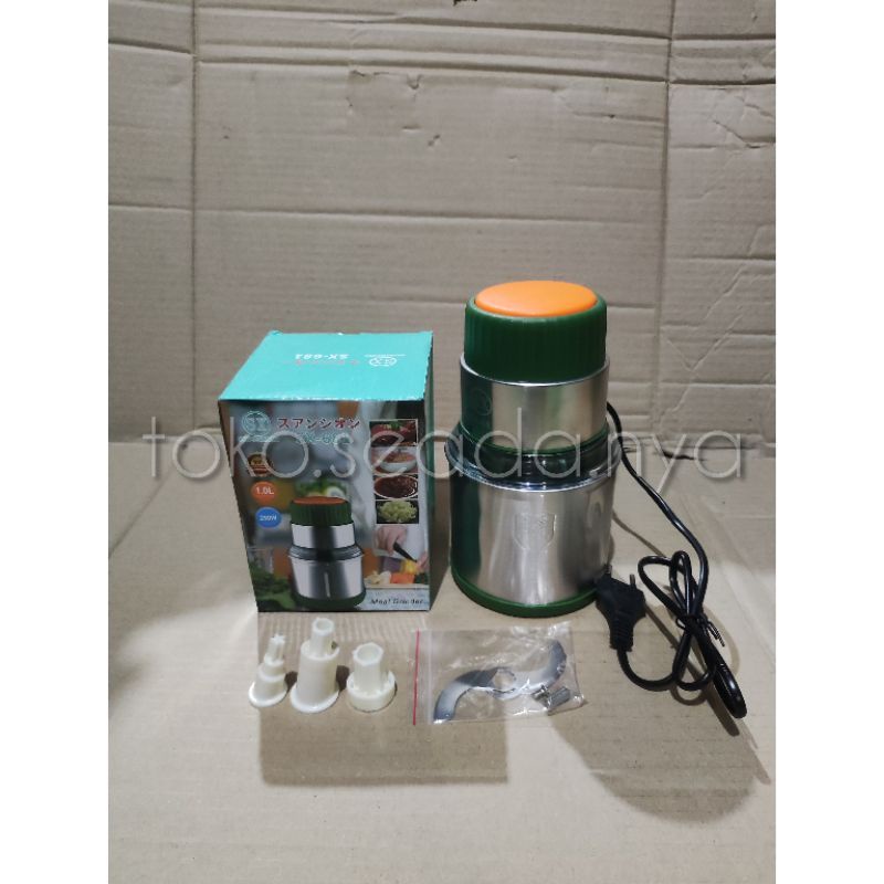 Jual BLENDER KAPSUL 1,2L SX-681 STAINLESS STEEL blender bumbu blender ...