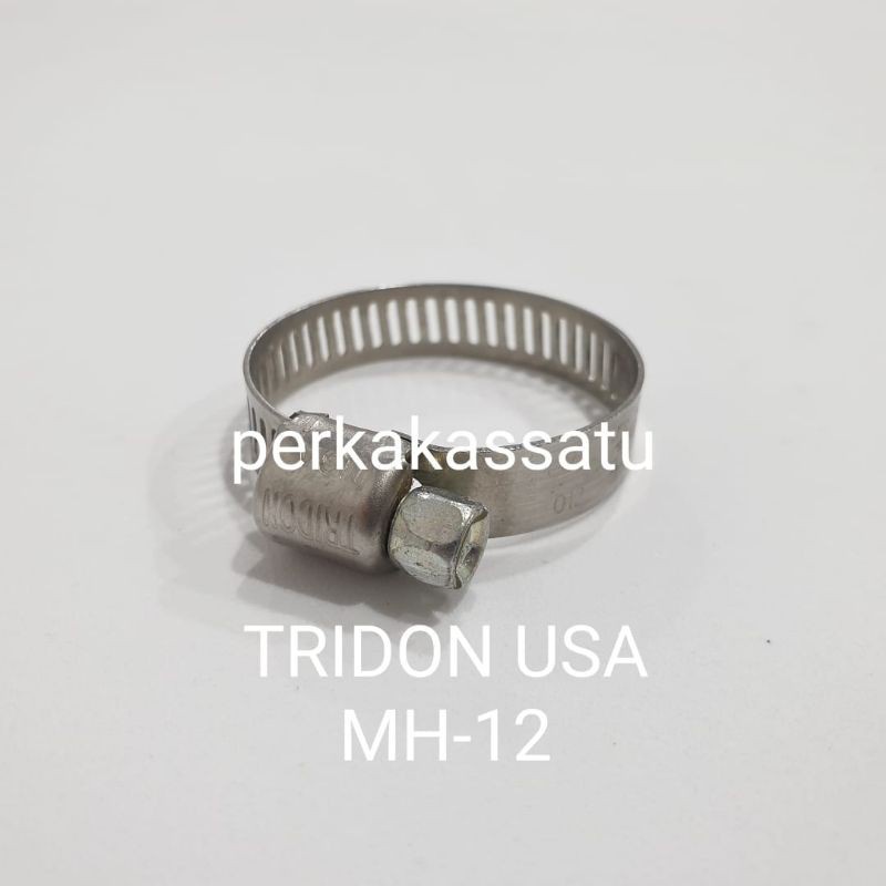 Jual KLEMAN KLEM SELANG 1-1/4" 1-1/4 INCI INCH TRIDON USA MH-12 HOSE ...