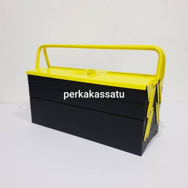 Jual TOOL BOX BESI 3 TINGKAT BUSI TOOLBOX KOTAK PERKAKAS KUNING HITAM ...