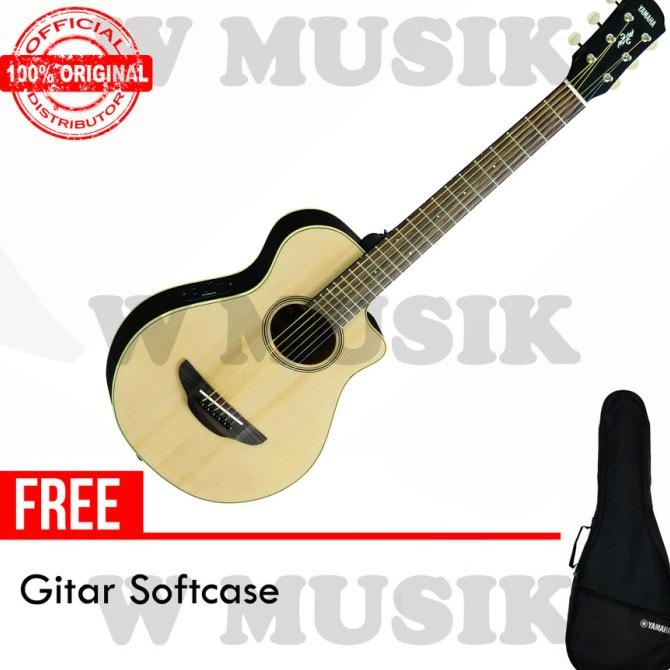 Jual Yamaha Gitar Mini Akustik Elektrik Apx-T2 - Natural Original ...