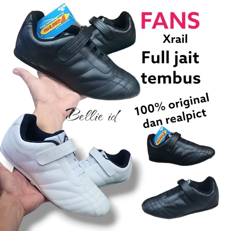 Jual (COD)SEPATU FANS EXTRAIL FULL JAIT TEMBUS ORIGINAL PUTIH DAN HITAM ...