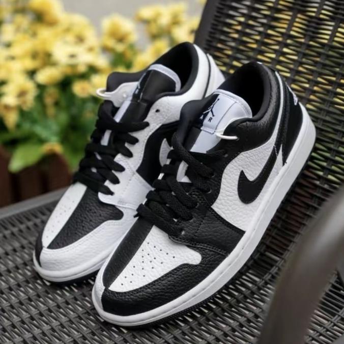 Jual Air Jordan 1 Low SE Homage Split Black White Womens 100% Authentic ...