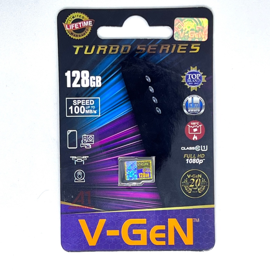 Jual Harga Heboh Micro SD V-GeN 128GB Class 10 TURBO 100MB/s - Non ...