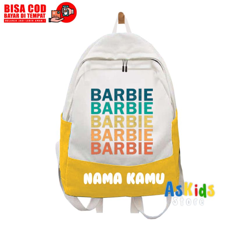 Jual Tas Ransel Anak Barbie | Tas Kantong Anak Sekolah/Mengaji/Jalan ...