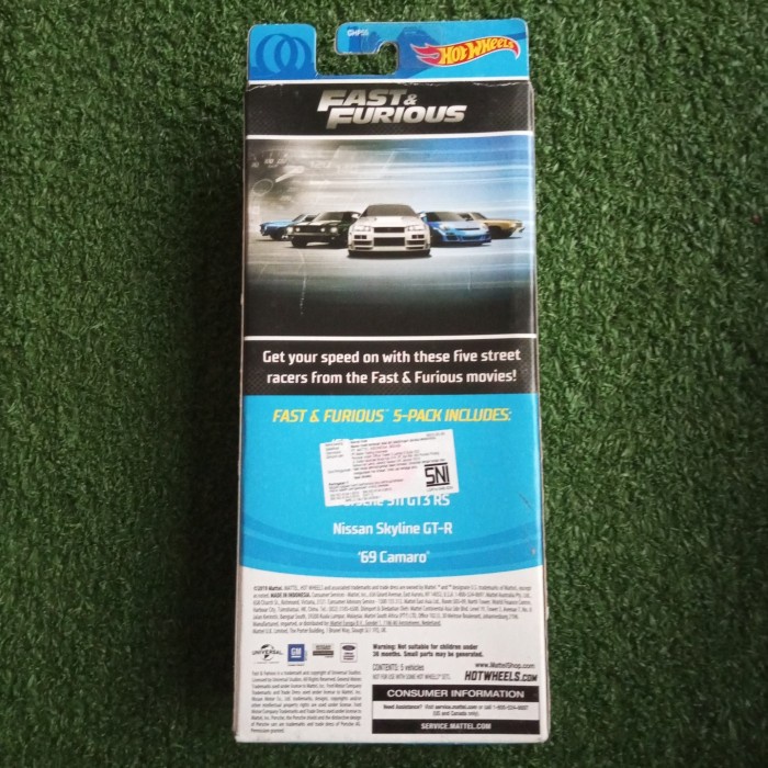 Jual FLASH SALE!!! HOTWHEELS FAST & FURIOUS GIFT PACK 5 PCS - NISSAN ...