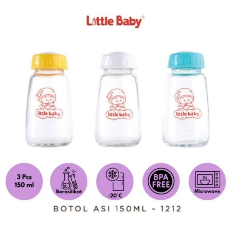 Jual Botol Kaca Asi Little Baby / Tutup Botol Kaca Little Baby / Botol Kaca Penyimpan Asi 150ml ...
