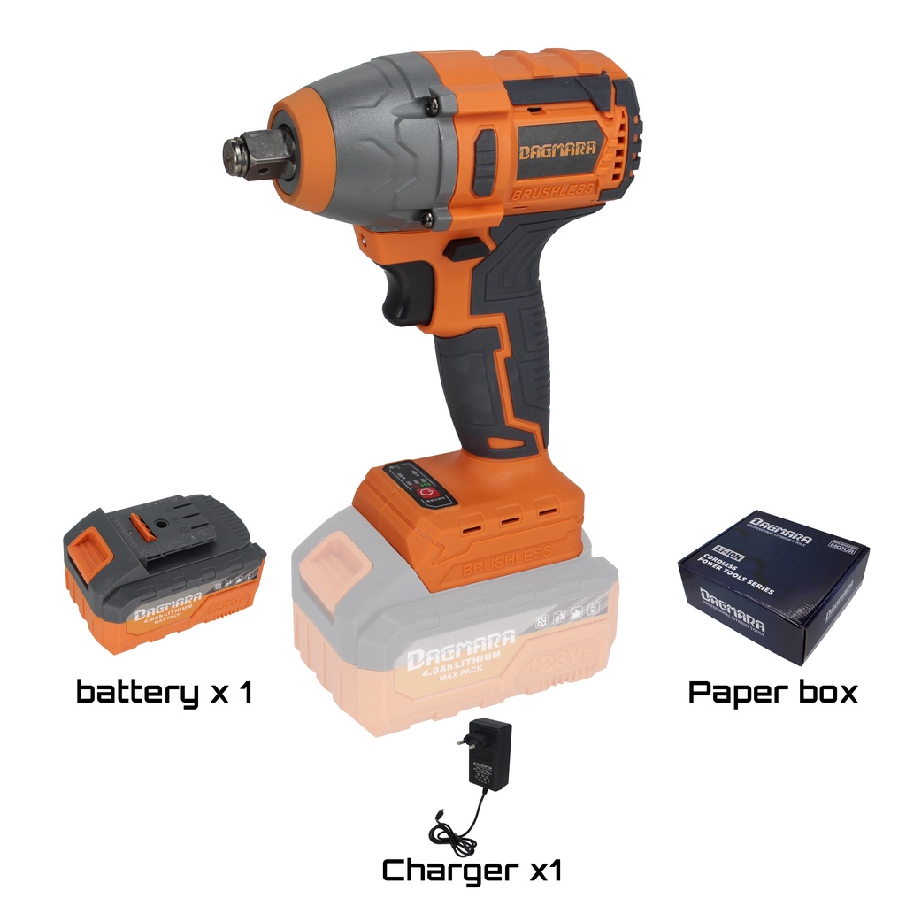 Jual Dagmara seri orange Brushless Heavy Duty Cordless tools(impact ...