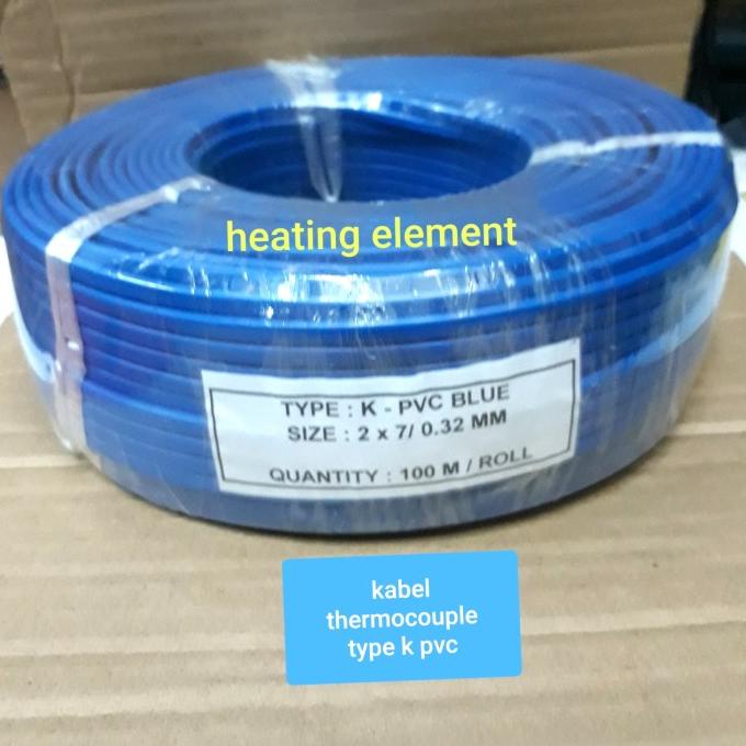 Jual kabel thermocouple type k pvc 2 x 7/0,32. | Shopee Indonesia
