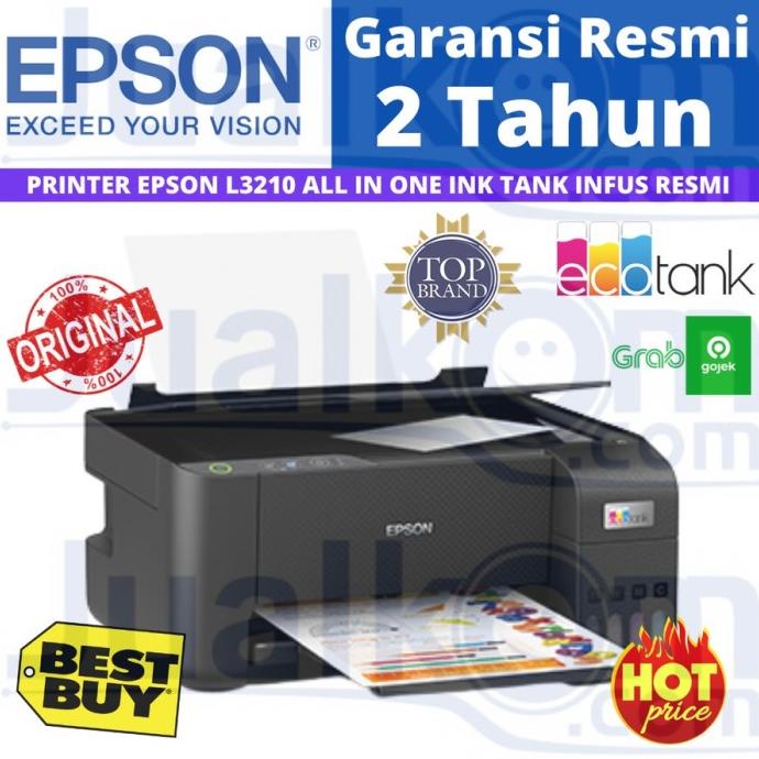 Jual [Gosend/Grab]- Printer Epson L3210 Print Scan Copy Pengganti L3110 ...