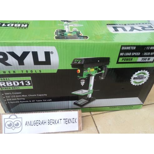 Jual Mesin Bor Duduk Tekiro Ryu 13 Mm Bench Drill Rbd 13 | Shopee Indonesia