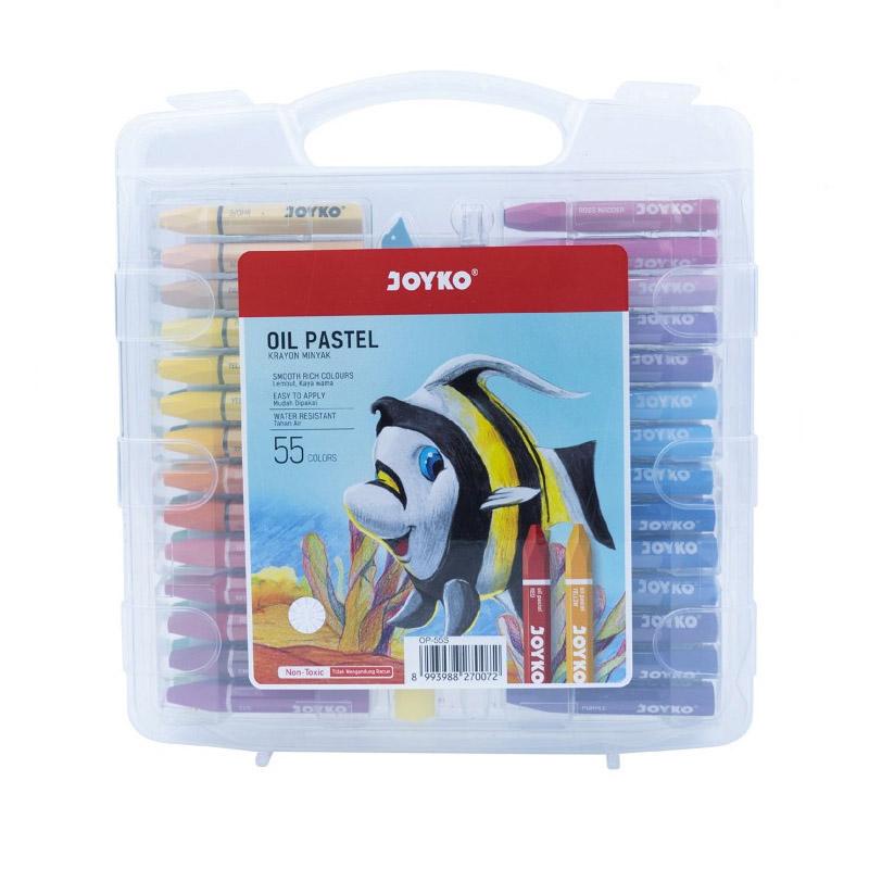 Jual CRAYON / KRAYON OIL PASTEL 55 WARNA - JOYKO | Shopee Indonesia