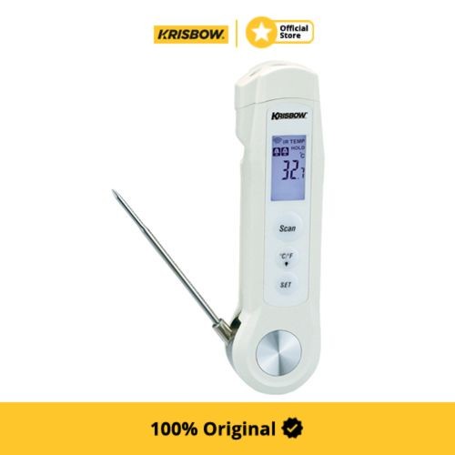 Jual Battom- Krisbow Thermometer Food Grade -40 To 280 C | Shopee Indonesia
