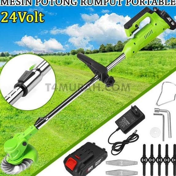 Jual Mesin Potong Rumput Portable Dengan Tenaga Baterai 24V | Shopee ...