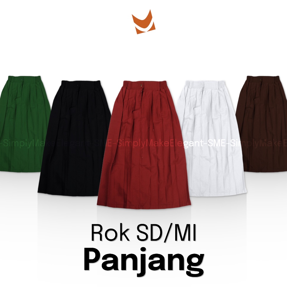 Jual stok baru.. Rok Panjang Sekolah SD Perempuan Seragam Sekolah SD MI ...