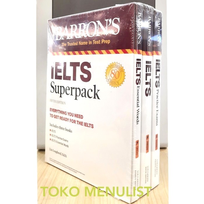 Jual Bestseller Original Barron'S Ielts Superpack " Fifth Edition " (Three Books) | Shopee Indonesia