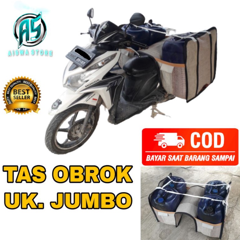 Jual Berkah Shopee BRONJONG MOTOR TAS KURIR TAS KANDEK TAS OBROK TAS ...