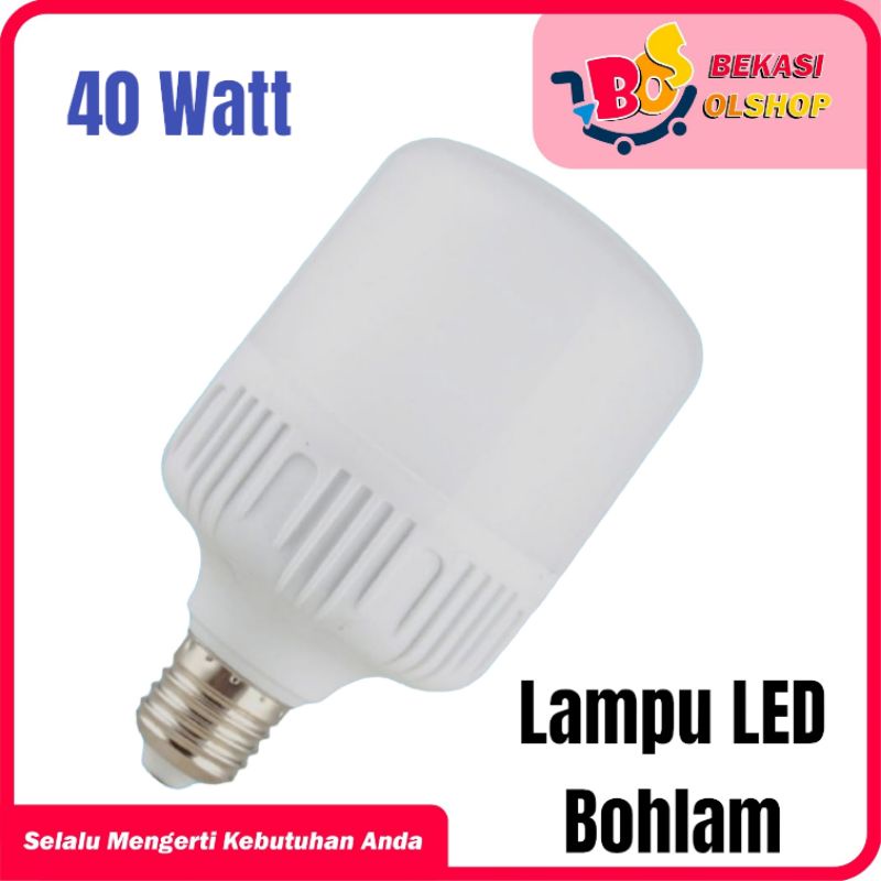 Jual LAMPU LED 40 WATT / LAMPU LED BULB 40 WATT / LAMPU LED BERKUALITAS 40 W/ LAMPU LED PREMIUM ...