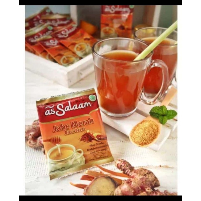 Jual Jahe Merah As Salaam/Minuman Herbal/Jahe Merah 1 renceng | Shopee ... Jual Jahe Merah As Salaam/Minuman Herbal/Jahe Merah 1 renceng | Shopee ...