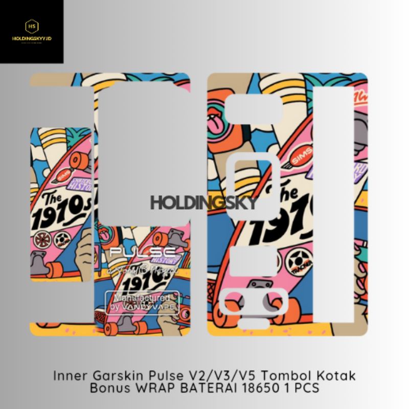 Jual Holdingskyy - Premium Stiker Inner Garskin + Original Motif PULSE ...