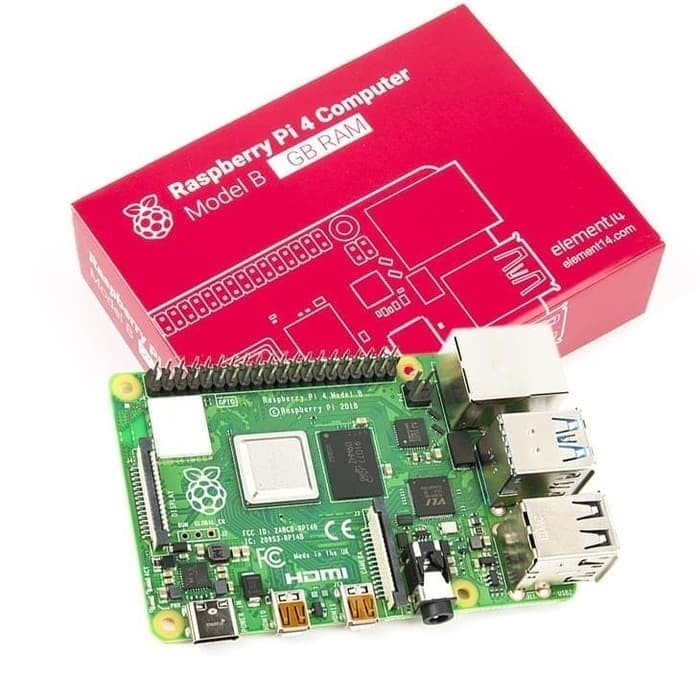 Jual Raspberry Pi 4 RAM 4GB Mini PC Raspi Pi4 Made in UK | Shopee Indonesia