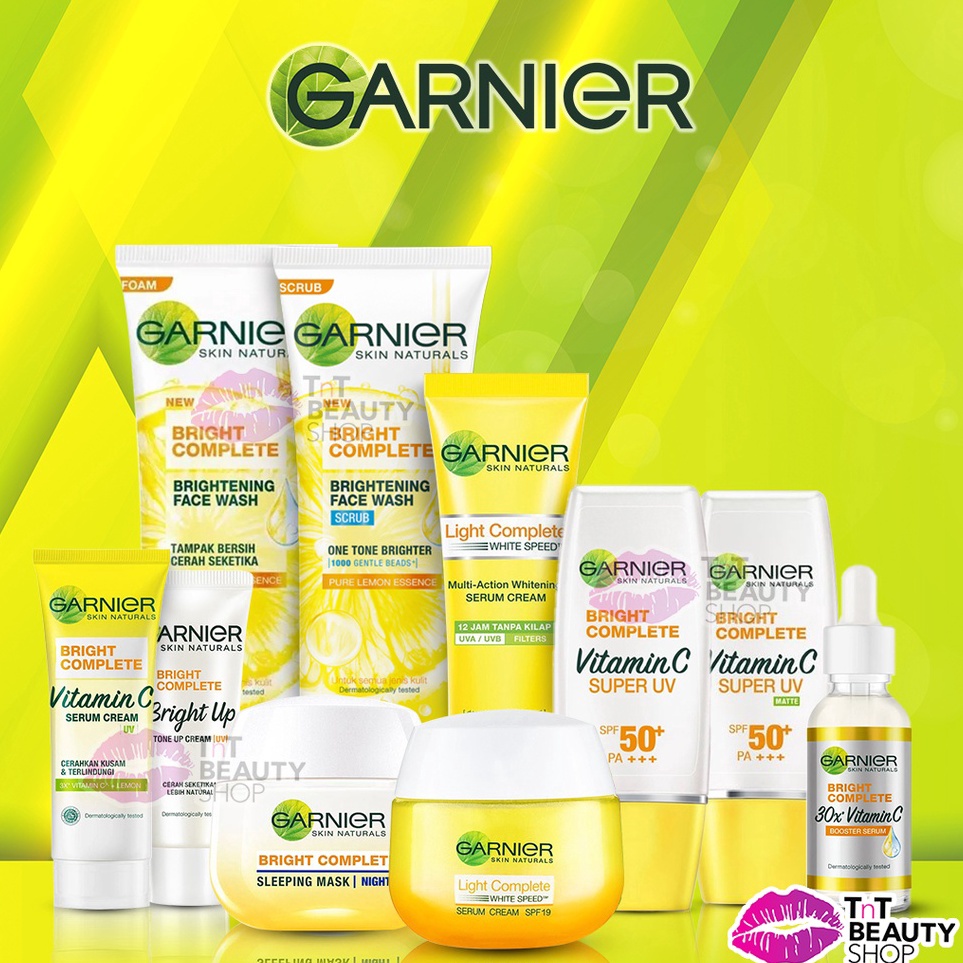 Jual Model Terkini Garnier Bright Complete Series Super Promo | Shopee ...