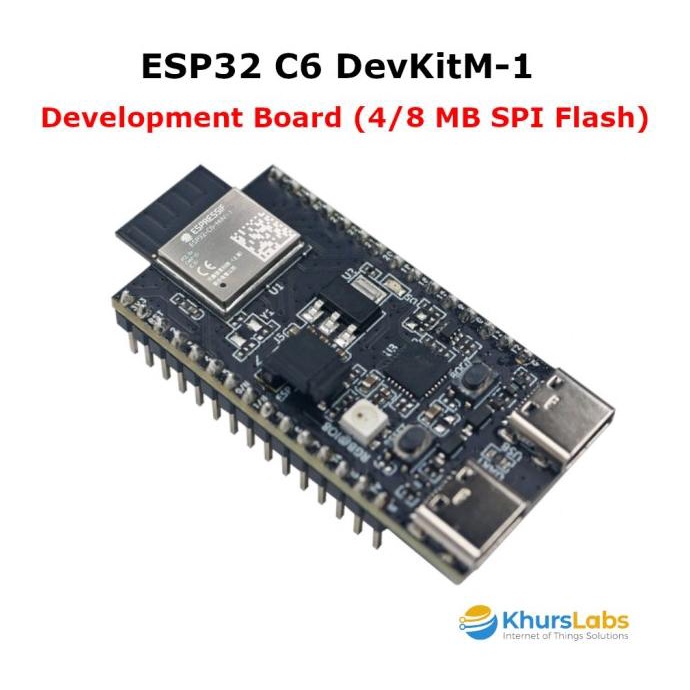 Jual ESP32 C6 DevKitM-1 Development Board (4/8 MB SPI Flash) | Shopee Indonesia