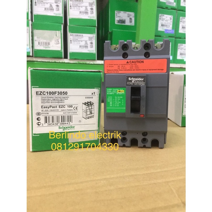 Jual MCCB Schneider EasyPact EZC100F 3P 15A 20A 25A 30A 40A 50A | Shopee Indonesia