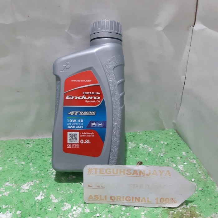 Jual Oli Pertamina Enduro Racing 4T SAE 10W-40 800 mL / 0.8 Liter ...