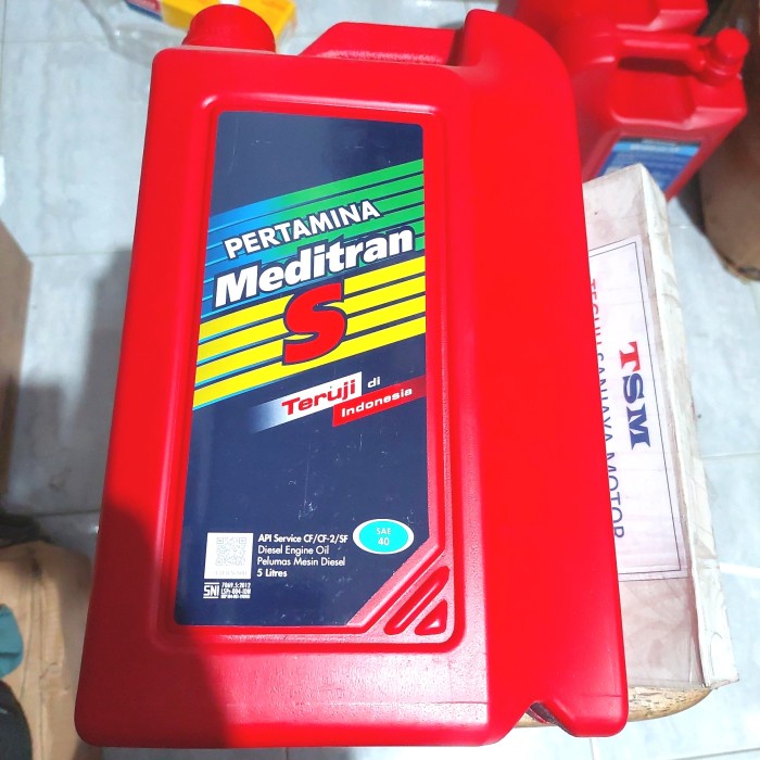 Jual Oli Mesin Pertamina Meditran S SAE 40 5 Liter / 5000 ML terlaris ...