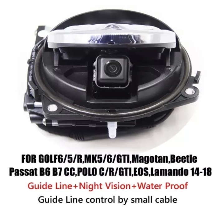 Jual Flip Logo Camera Dynamic Guide Line VW Golf Mk5 Mk6 Mk7 Polo ...