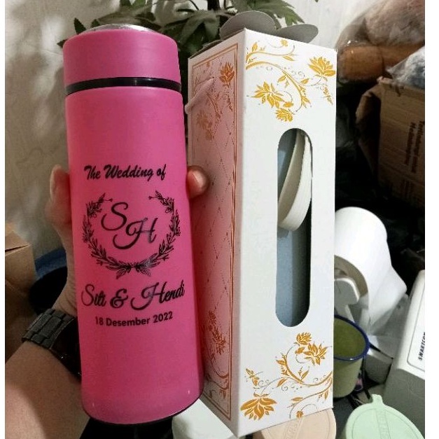 Jual BOTOL sixup warna + kemas BOK cantik + FREE CASTEM NAMA | Shopee ...