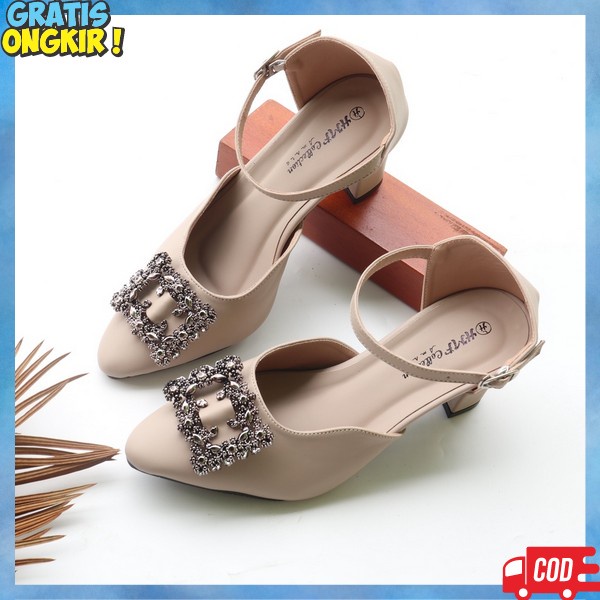 Jual Sandal Haihils Kaca Hak Tinggi Sendal Hils Wanita Haihil Murah ...