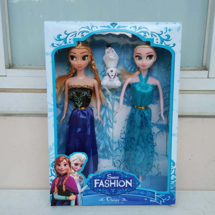Jual Mainan Boneka Frozen Elsa And Anna Olaf's Fashion Adventure ...