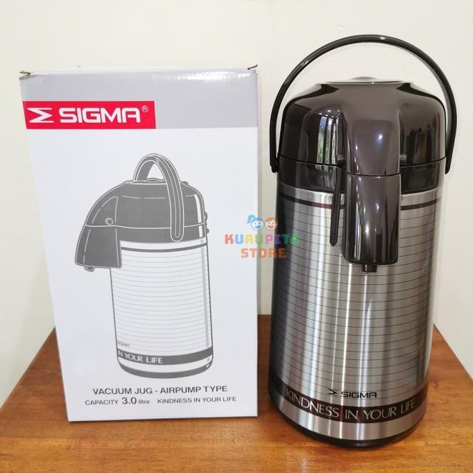 Jual Termos Pompa Air Panas Sigma 3 L Panas Tahan Lebih Lama | Shopee ...