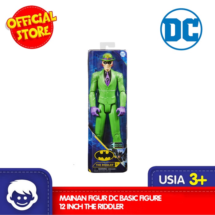 Jual PROMO!!! MAINAN FIGUR DC BASIC FIGURE 12 INCH THE RIDDLER TERMURAH ...