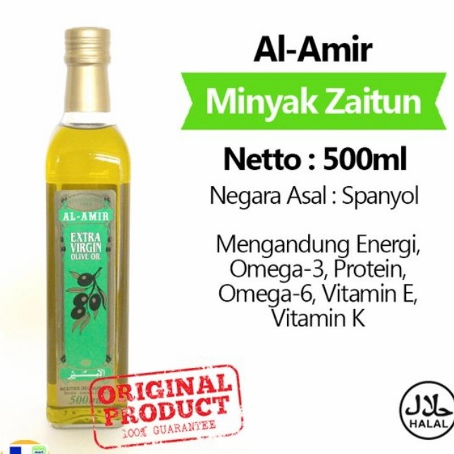 Jual MINYAK ZAITUN AL AMIR EXTRA VIRGIN OLIVE OIL 100% [ ORIGINAL ...
