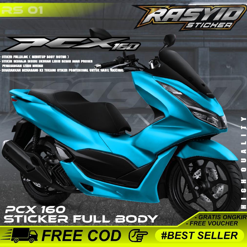 Jual Decal Stiker PCX 160 Polos Full Body 2022-2023 - Decal PCX 160 NEW ...