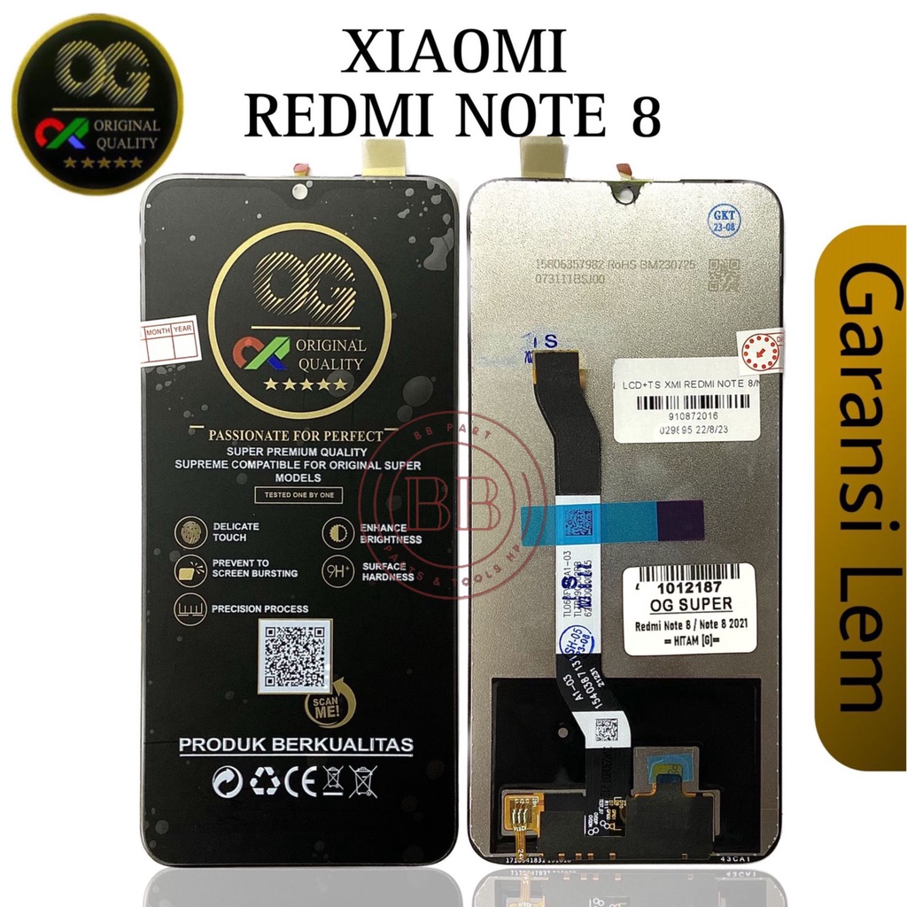 Jual Original Super OG - LCD Touchscreen Fullset Xiaomi Redmi Note 8 | Shopee Indonesia