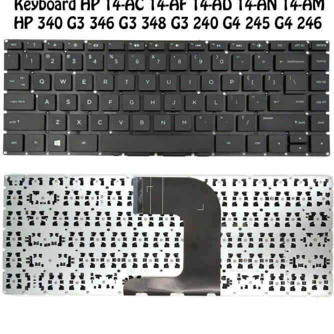 Jual Keyboard Laptop Hp 340 G3 346 G3 348 G3 240 G4 245 G4 246 G4 340 ...