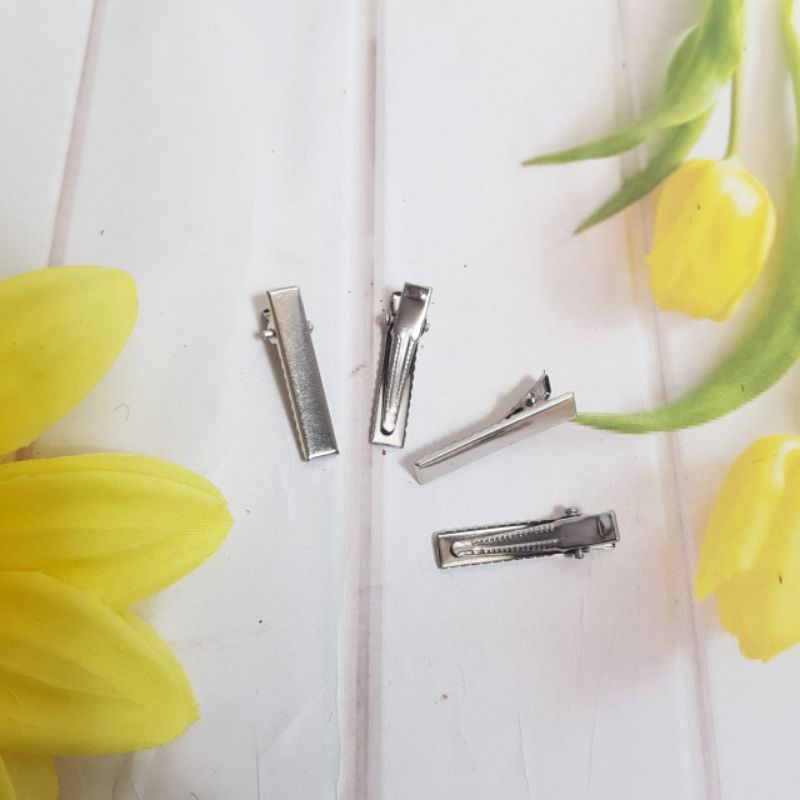 Jual (12 pcs) JEPIT BUAYA ALLIGATOR CLIP JEPIT POLOS JEPIT BESI HITAM ...