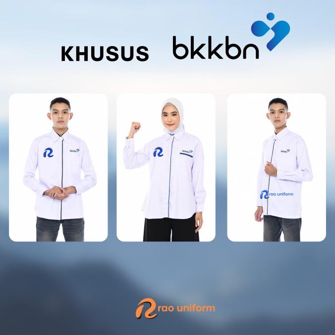 Jual B 001 Baju kerja kantor BKKBN/kemeja putih BKKBN/seragam dinas ...