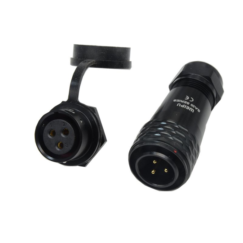 Jual &WEIPU SA20 IP67 Waterproof M20 Electrical Power Connector 2 3 4 5 ...