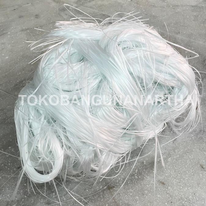 Jual =+=+=+] 1 Kg Serat Roving Fiber Glass / Serat Kaca Sintetis Gypsum ...